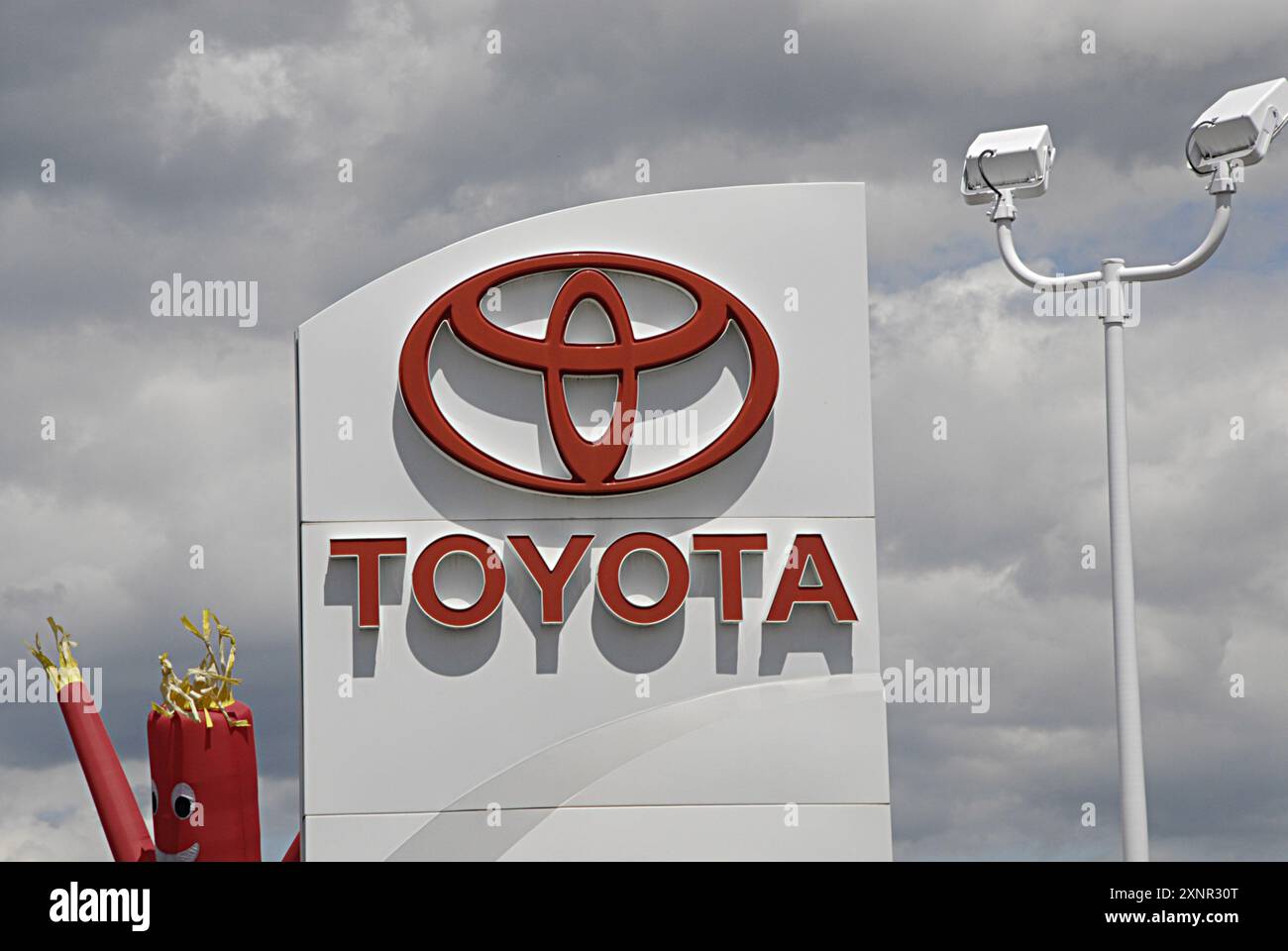 LEWISTON/IDAHO /USA- Toyota cars dear and toyota sign 29 May 2014 ...