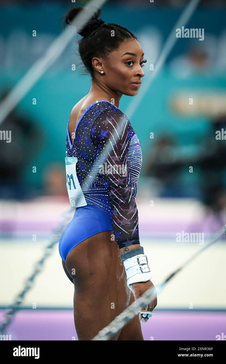 PARIS, FRANCE - AUGUST 01: Olympic Champion and Gold Medal Winner ...
