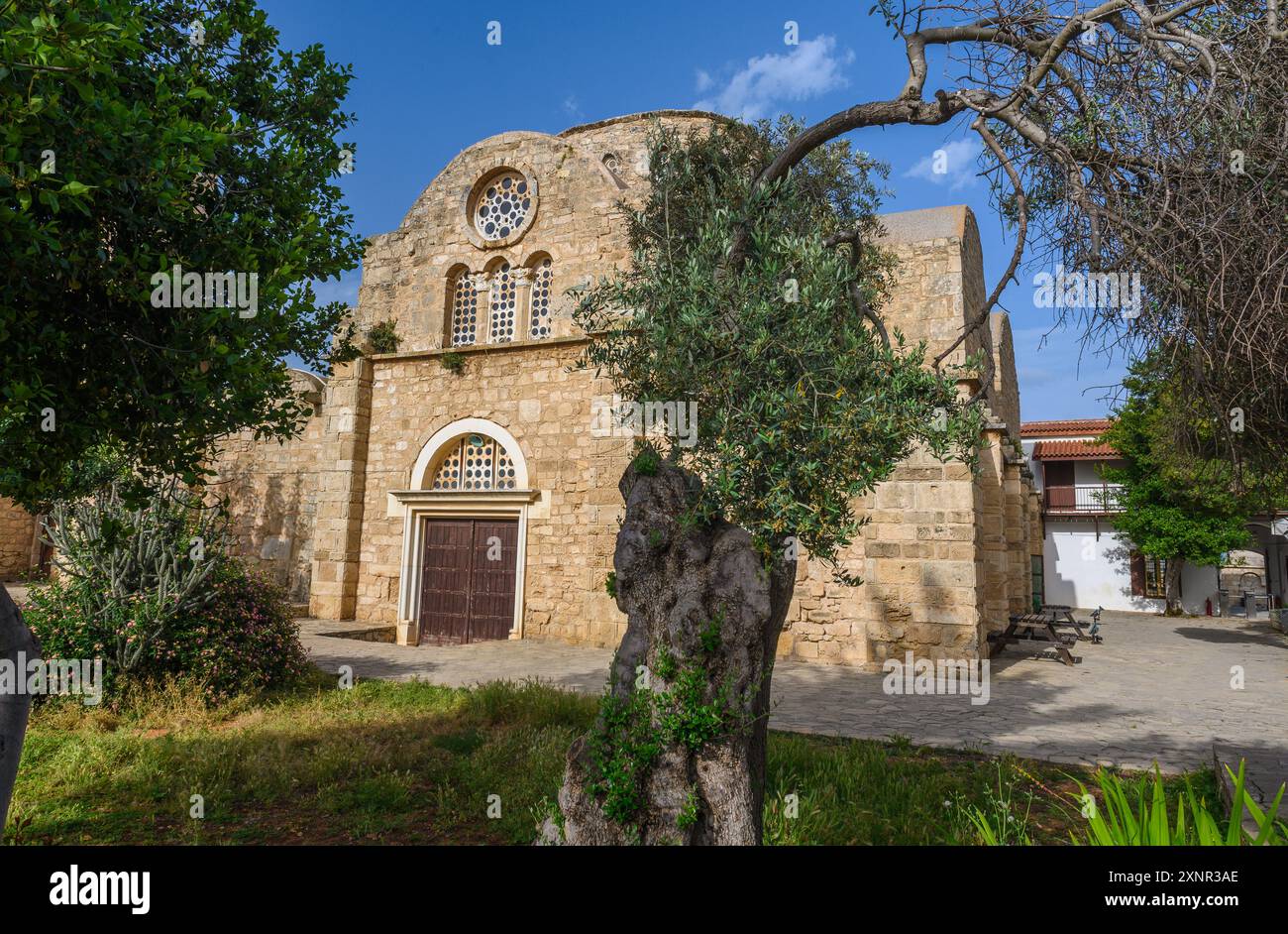 Famagusta. Cyprus -04.20.2024 St Barnabas Monastery (Apostolos Varnavas ...