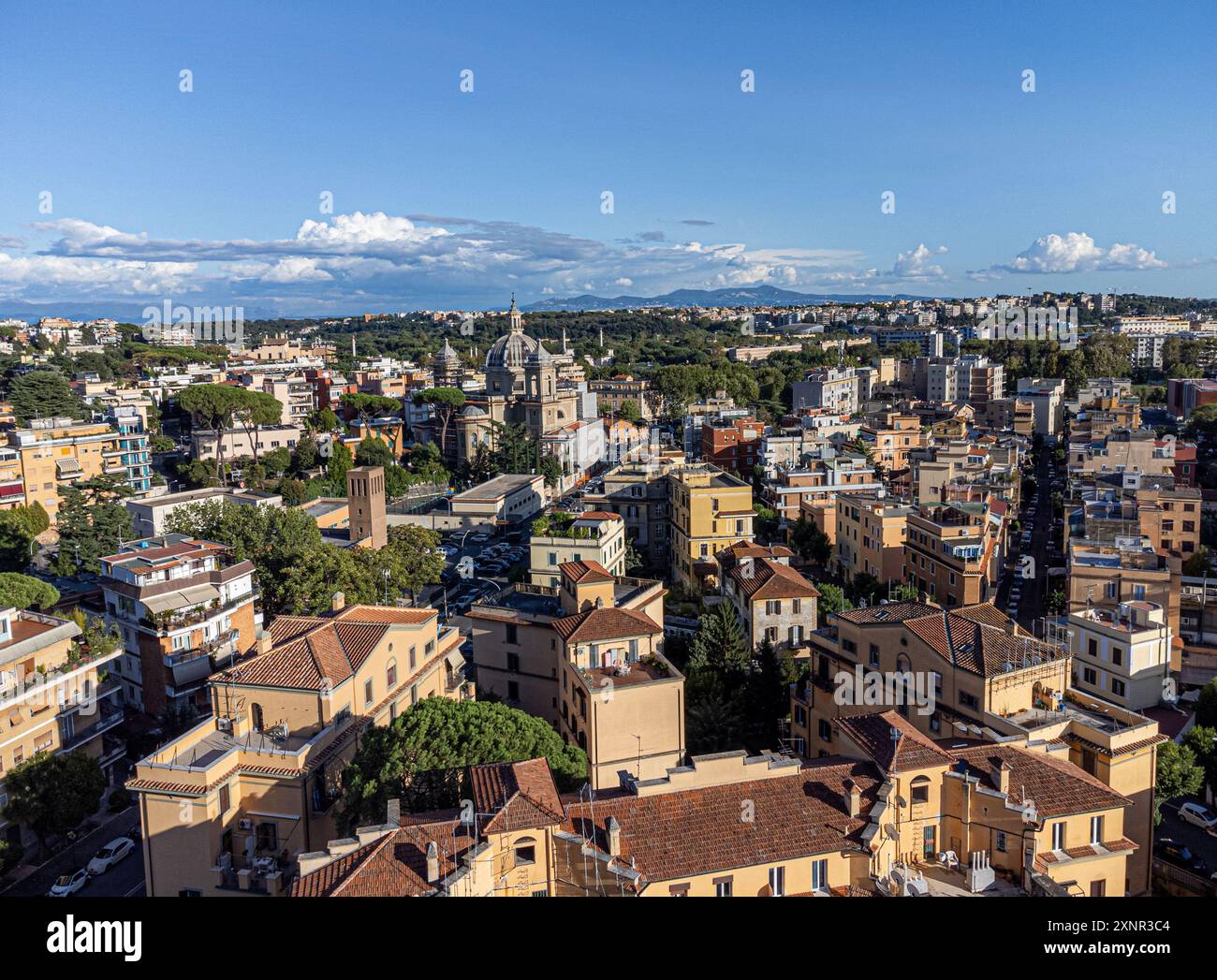 Photos taken via a drone of beautiful Italian natural landscapes Stock ...