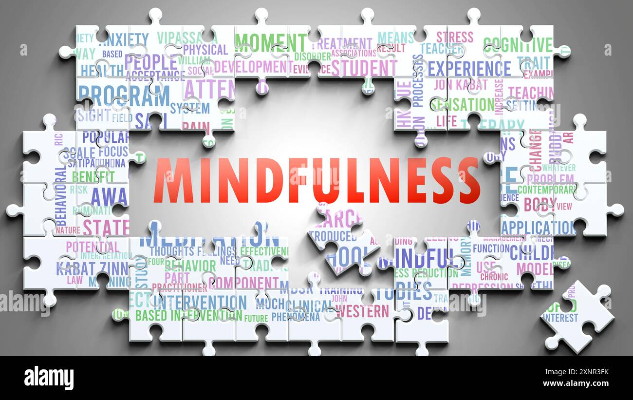 Mindfulness being a complex subject, related to other important topics ...