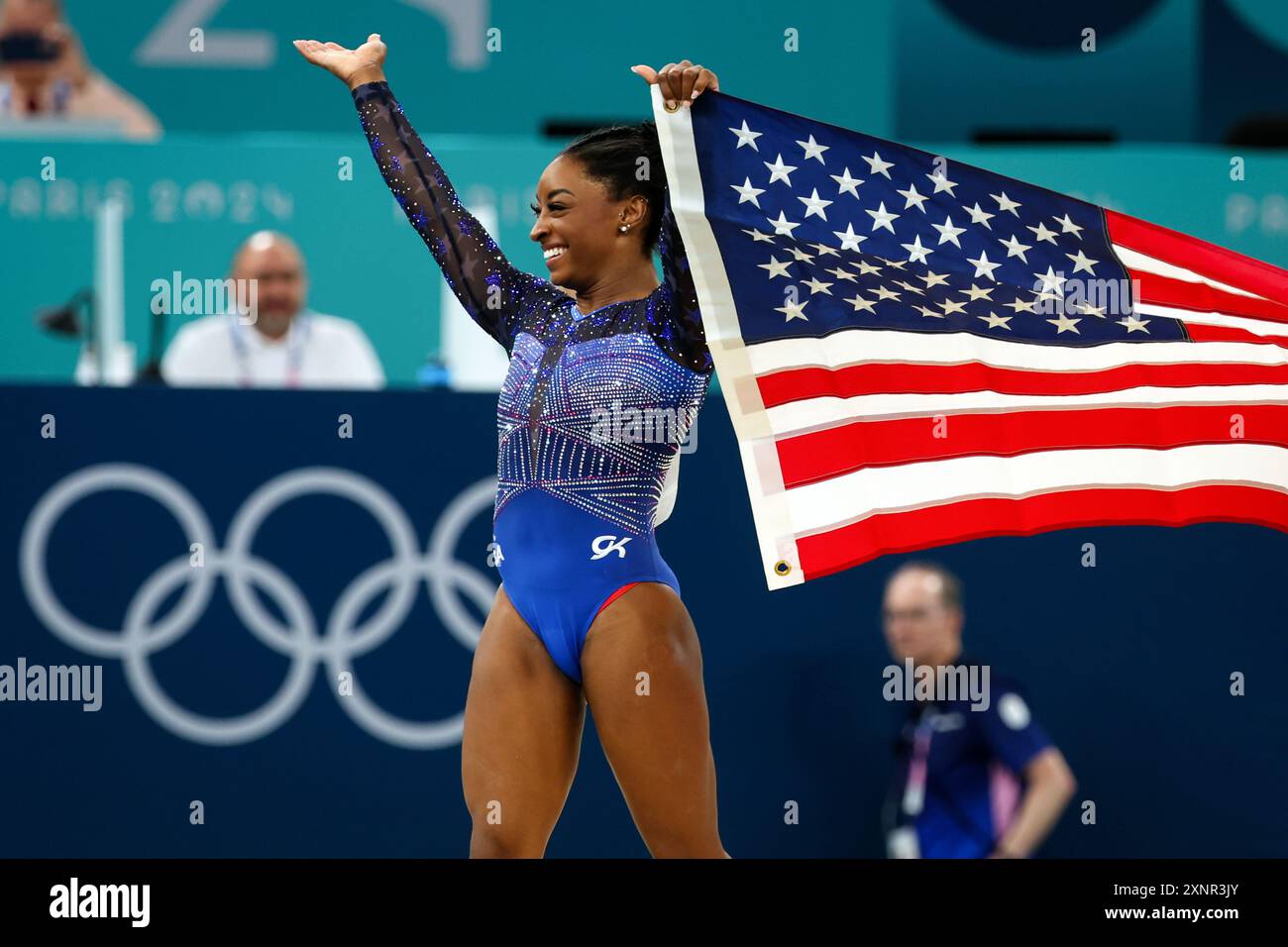 Simone biles 2024 paris gold hi-res stock photography and images - Alamy