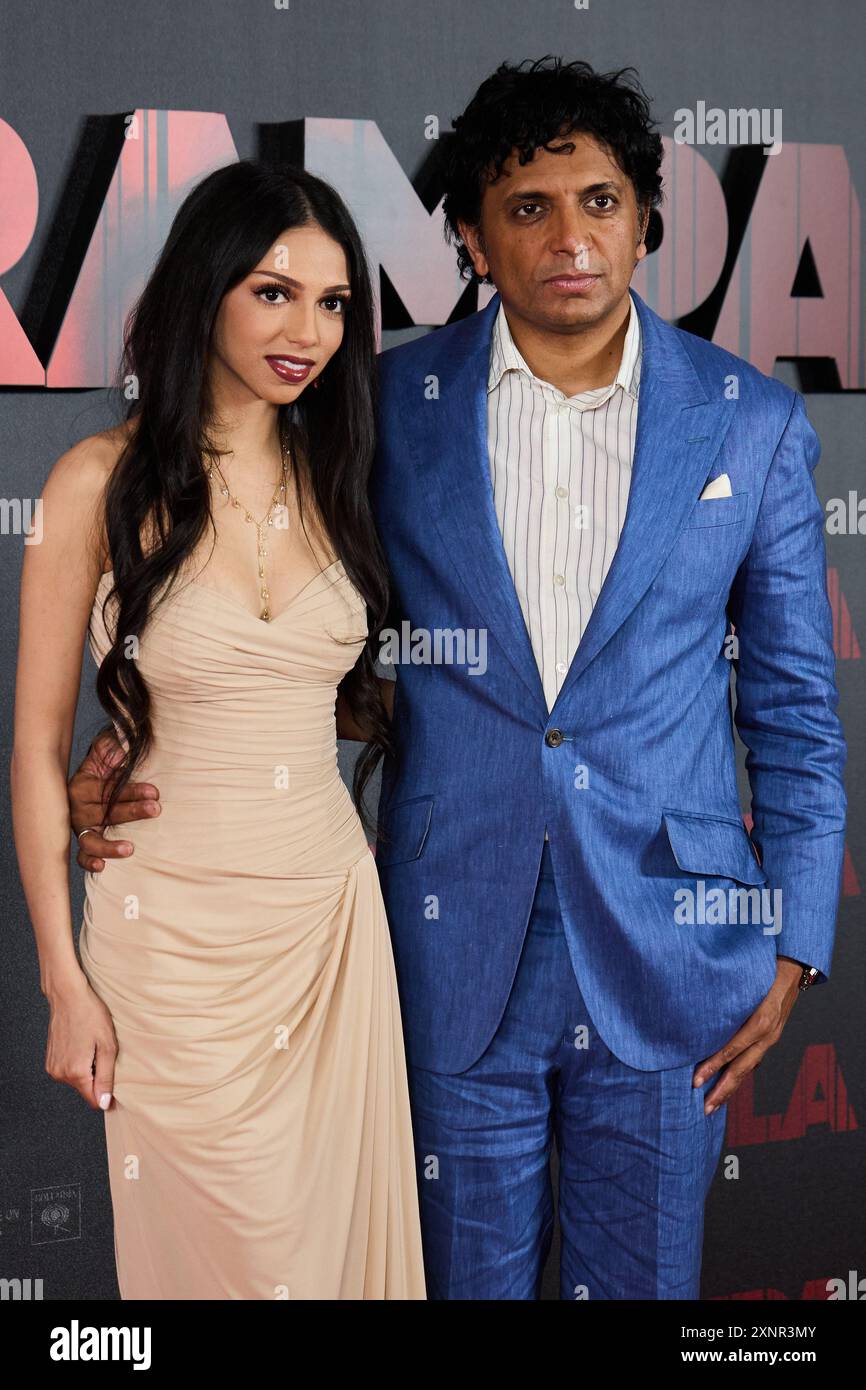 Saleka shyamalan and m night shyamalan hi-res stock photography and ...