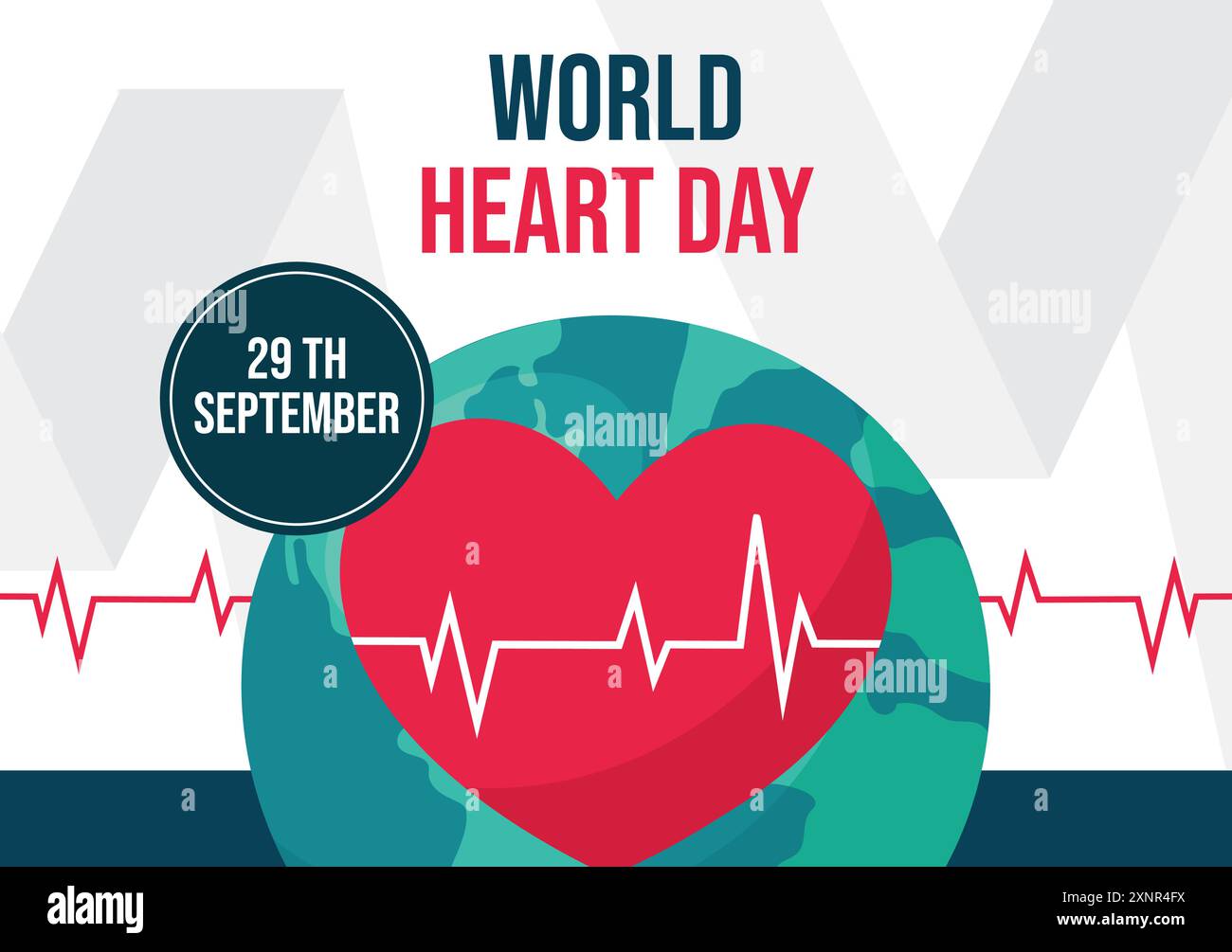 Heart Day Social Media Background Flat Cartoon Hand Drawn Templates ...