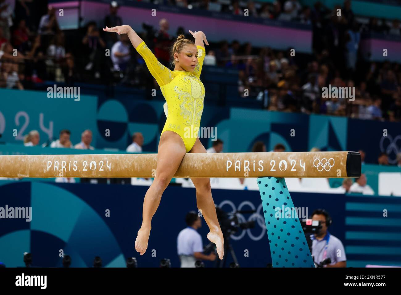 Paris, France, 1 August, 2024. Flavia Saraiva of Brazil on the Balance ...