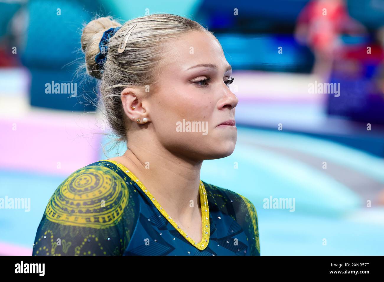 Paris, France, 1 August, 2024. Ruby Pass of Australia reacts after ...