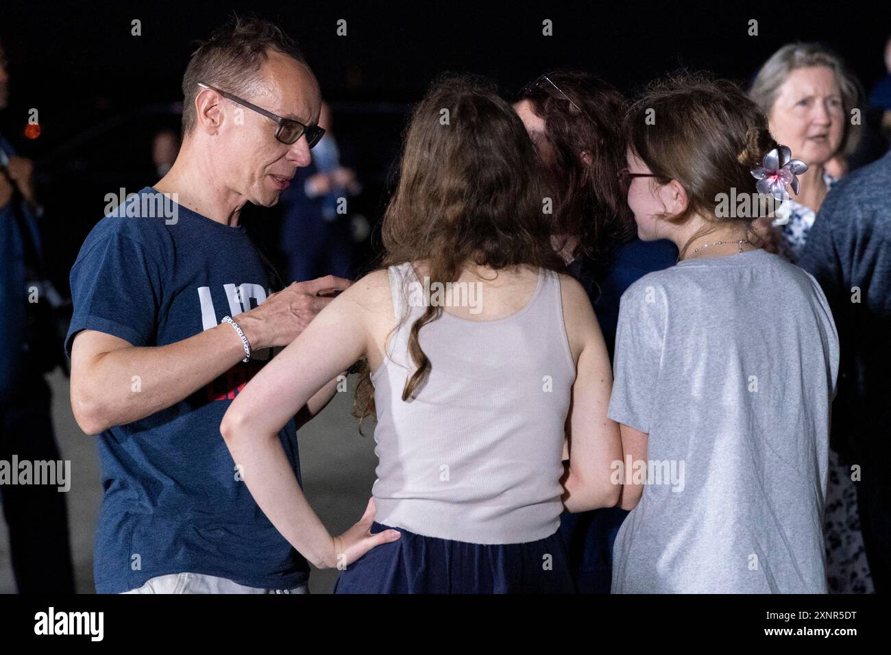 Joint Base Andrews, United States. 01st Aug, 2024. Pavel Butorin, left ...