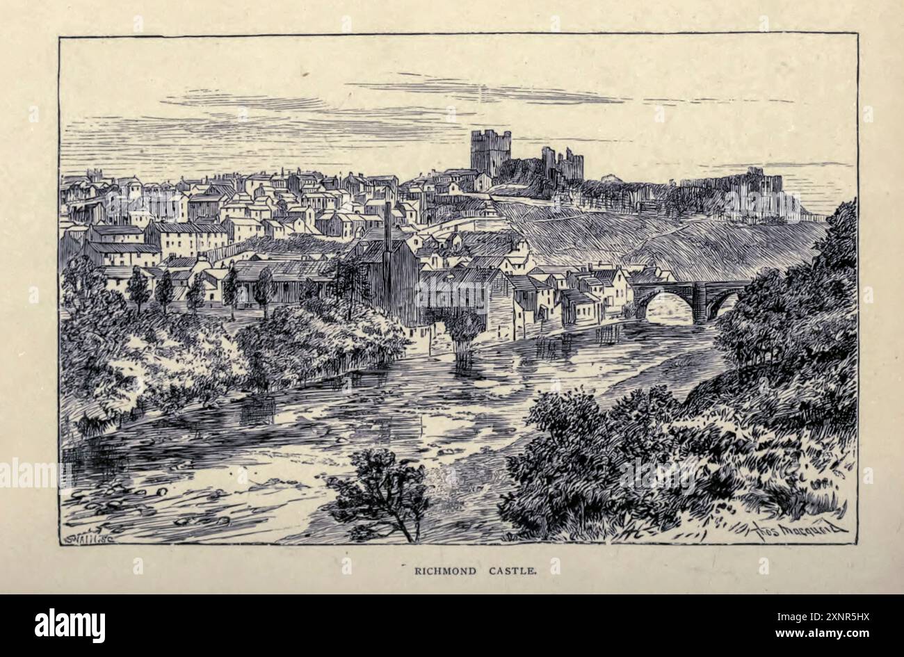 Richmond Castle Illustration by Thomas R. Macquoid Thomas Robert ...