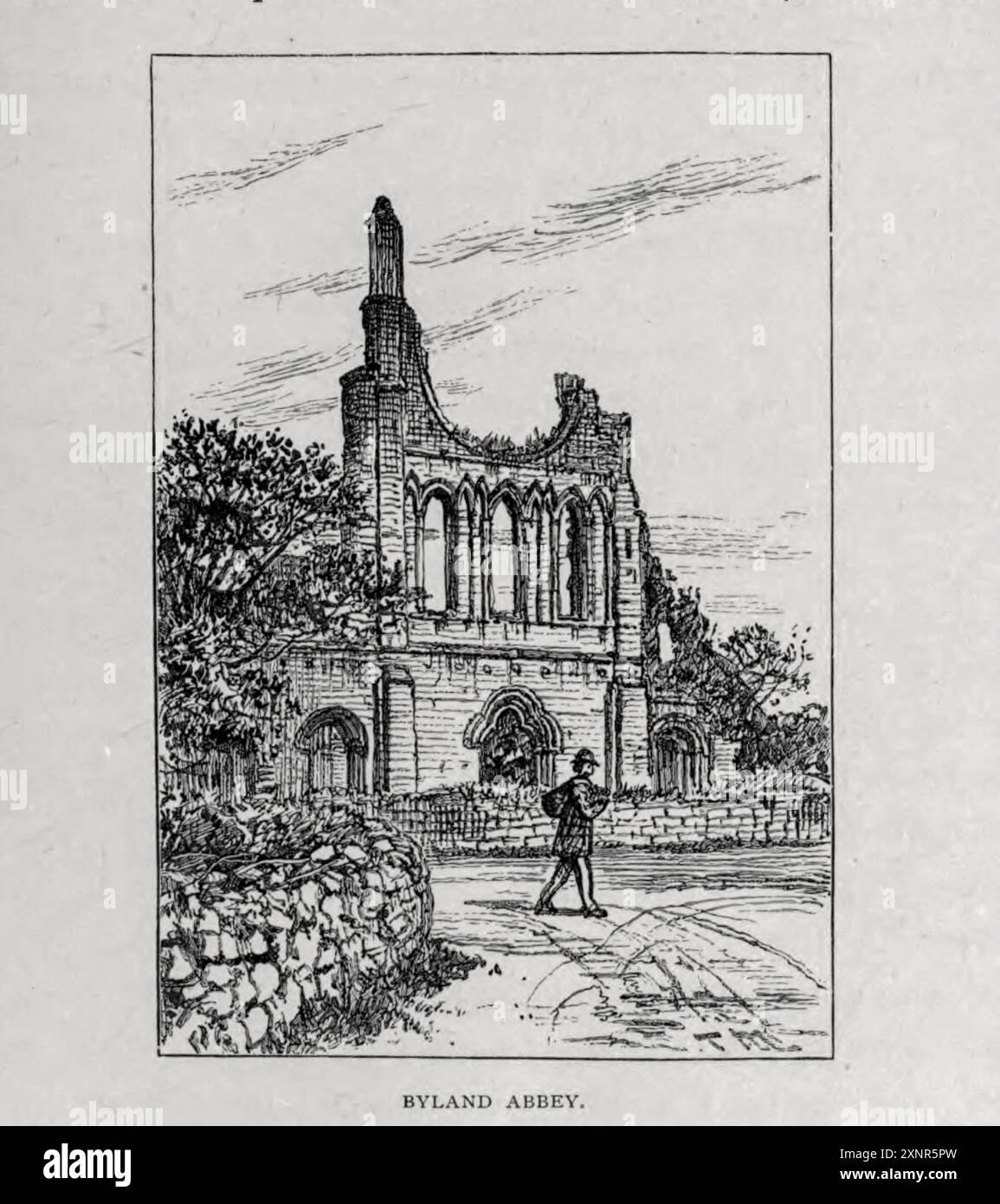 Byland Abbey Illustration by Thomas R. Macquoid Thomas Robert Macquoid ...