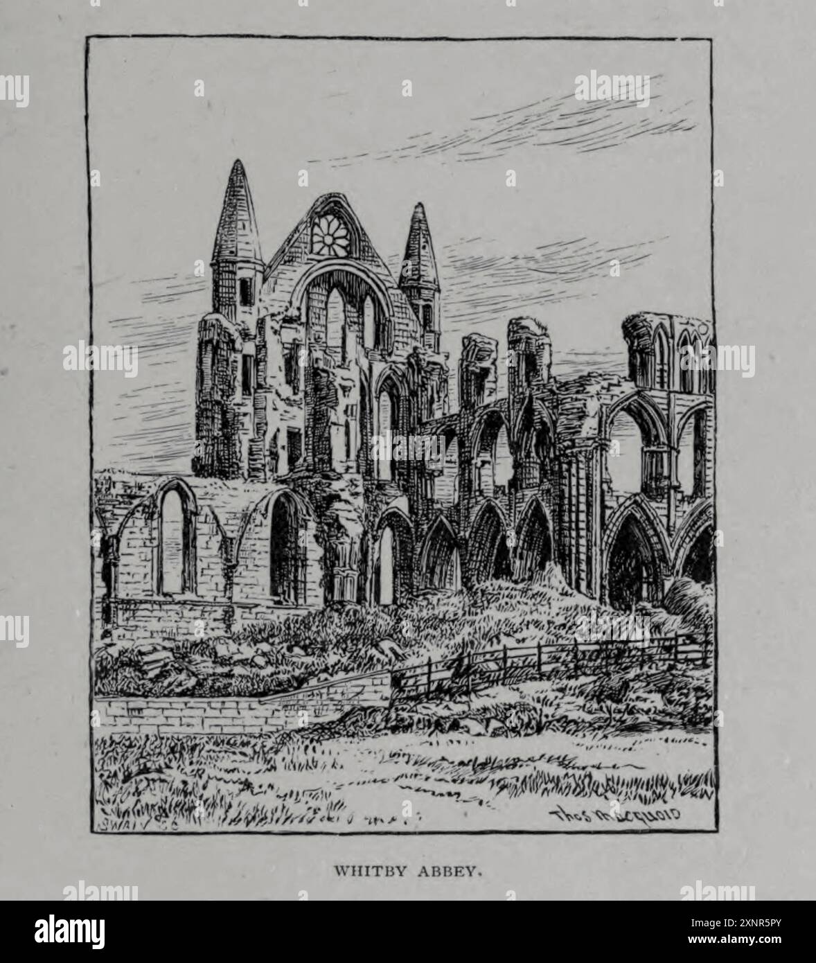 Whitby Abbey Illustration by Thomas R. Macquoid Thomas Robert Macquoid ...