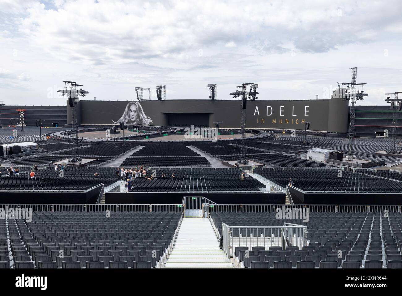 Presserundgang auf dem Adele Veranstaltungsgelände in der Adele Arena und Adele World auf dem ...