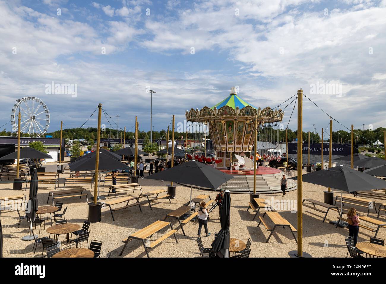 Presserundgang auf dem Adele Veranstaltungsgelände in der Adele Arena ...
