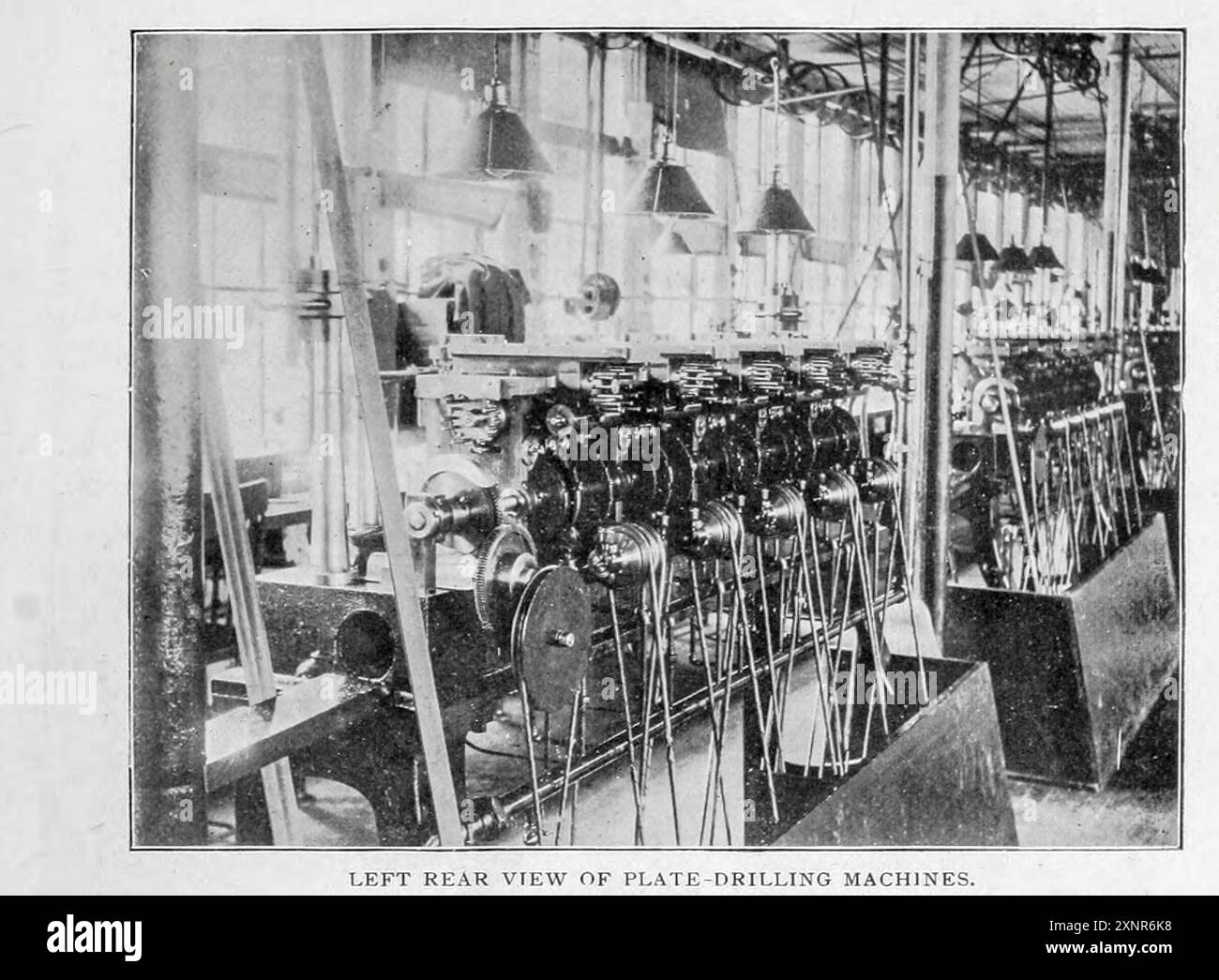 LEFT REAR VIEW OF PLATE-DRILLING MACHINES. from the Article THE ...