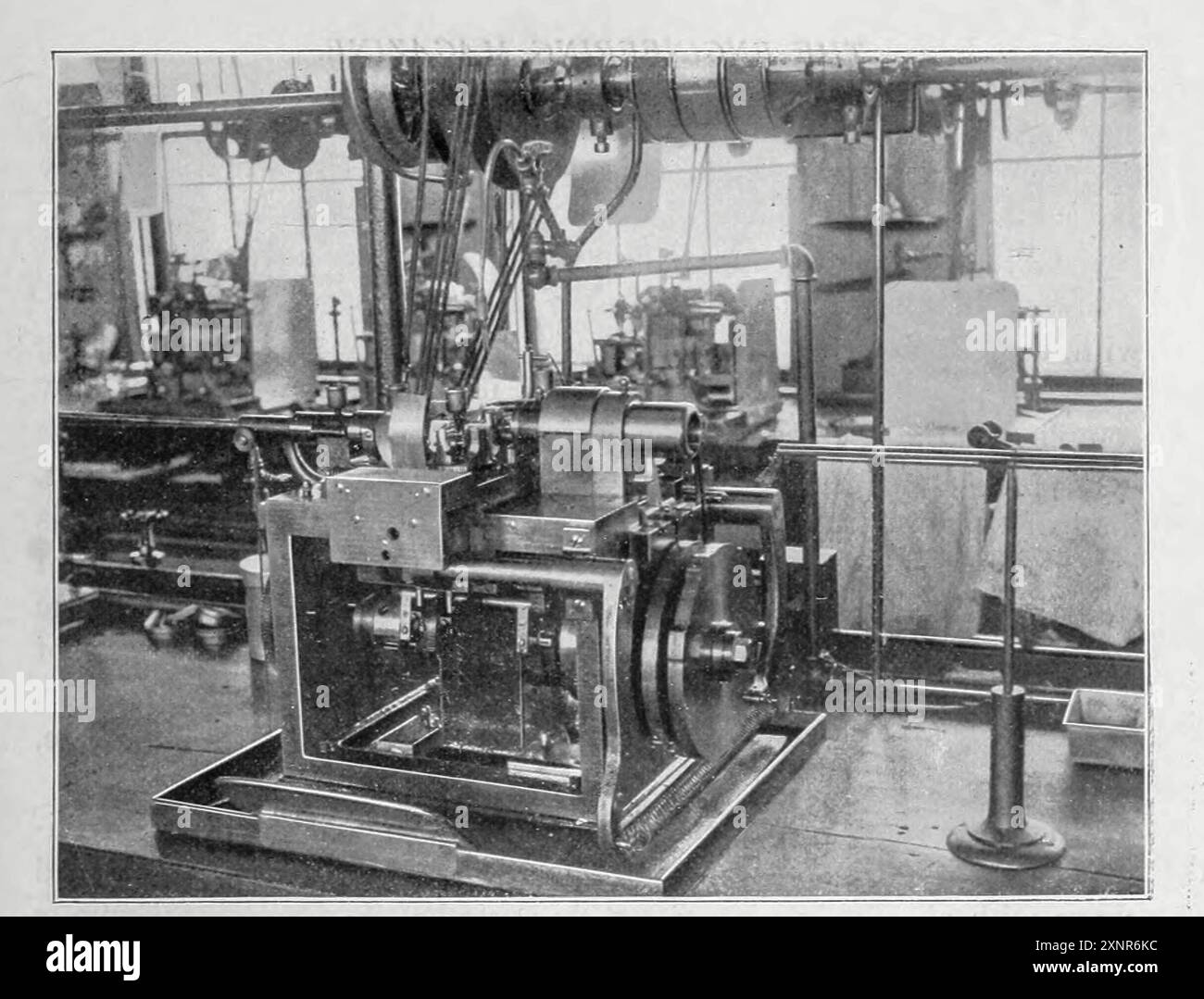 FRONT VIEW OF BALANCE-STAFF LATHE. from the Article THE REVOLUTION IN ...