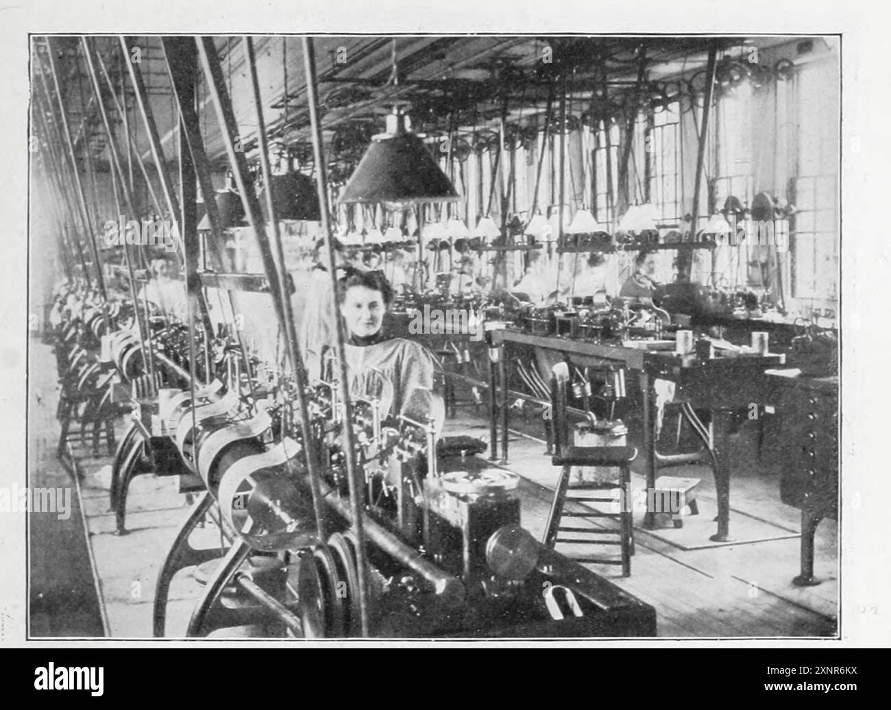 BANKS OF AUTOMATIC DEAD-CENTER LATHEs from the Article THE REVOLUTION ...