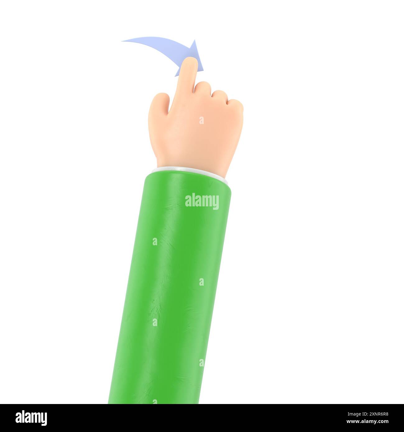 Cartoon Gesture Icon Mockup.Touchscreen gesture line icons.3D ...