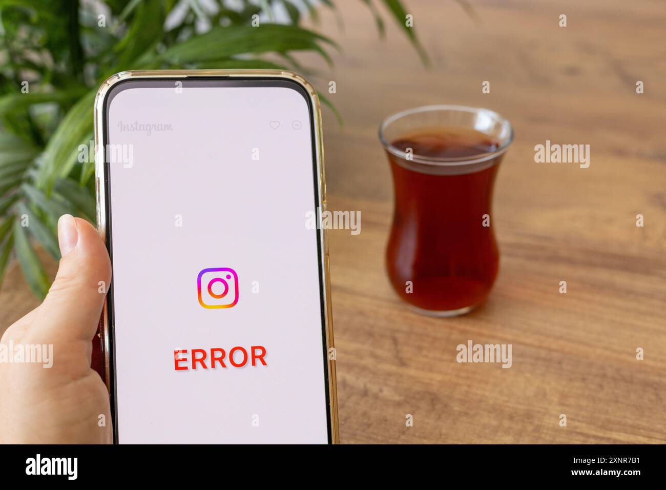 Turkey, Antalya - August,2 2024: A mobile phone screen with social ...