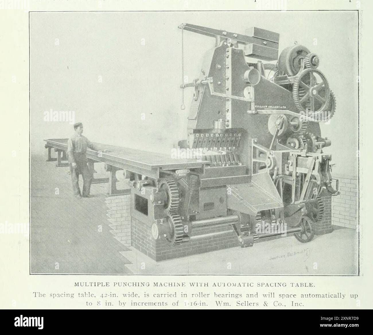 MULTIPLE PUNCHING MACHINE WITH AUTOMATIC SPACING TABLE. from the ...