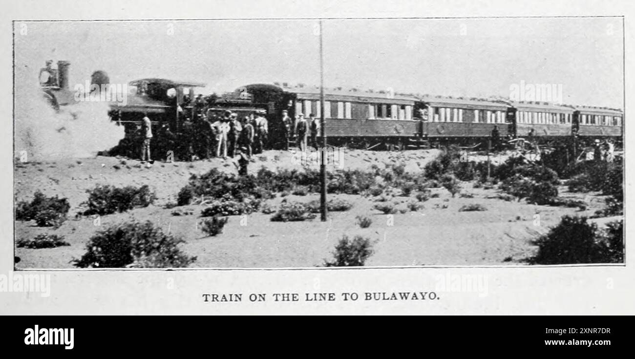 Train on the line to Bulawayo from the Article GOLD-MINING PROSPECTS IN ...