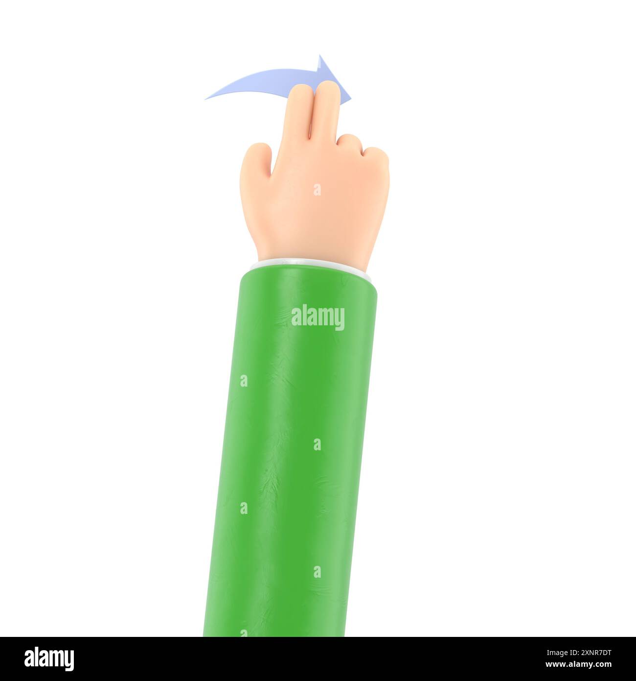 Cartoon Gesture Icon Mockup.Touchscreen gesture line icons.3D ...