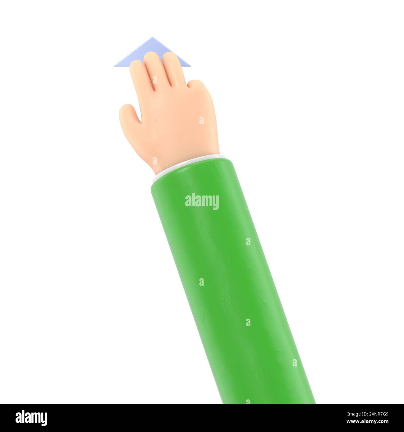 Cartoon Gesture Icon Mockup.Touchscreen gesture line icons.3D ...