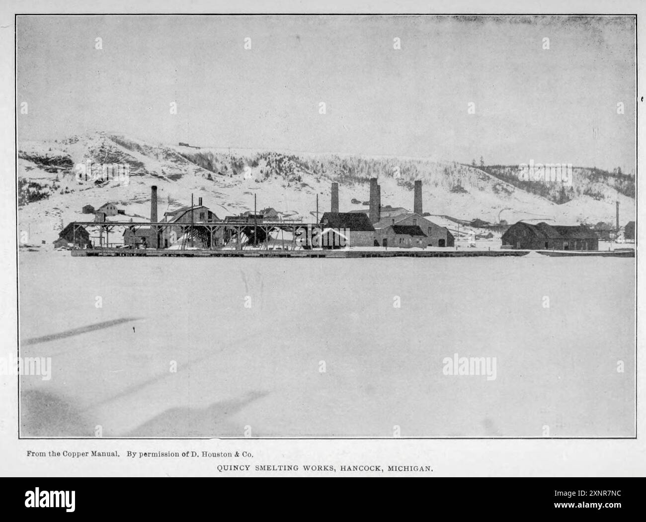 Quincy Smelting Works, Hancock, Michigan from the Article THE WORLD'S ...