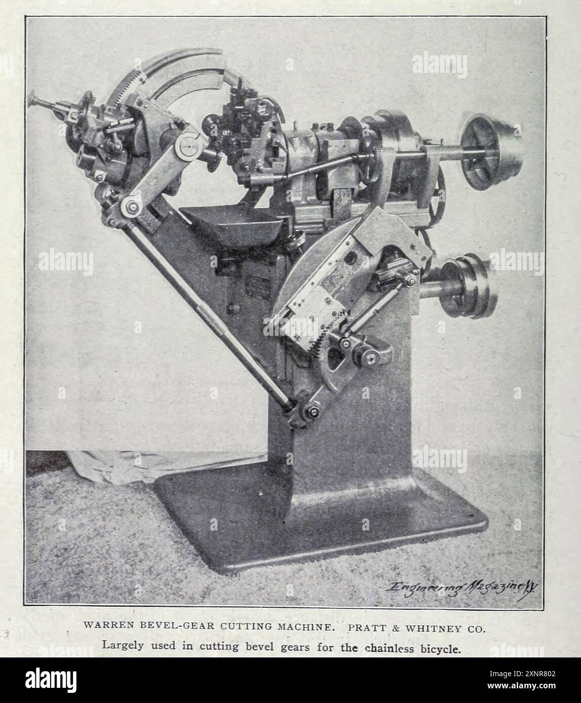 WARREN BEVEL-GEAR CUTTING MACHINE. PRATT & WHITNEY CO. Largely used in ...