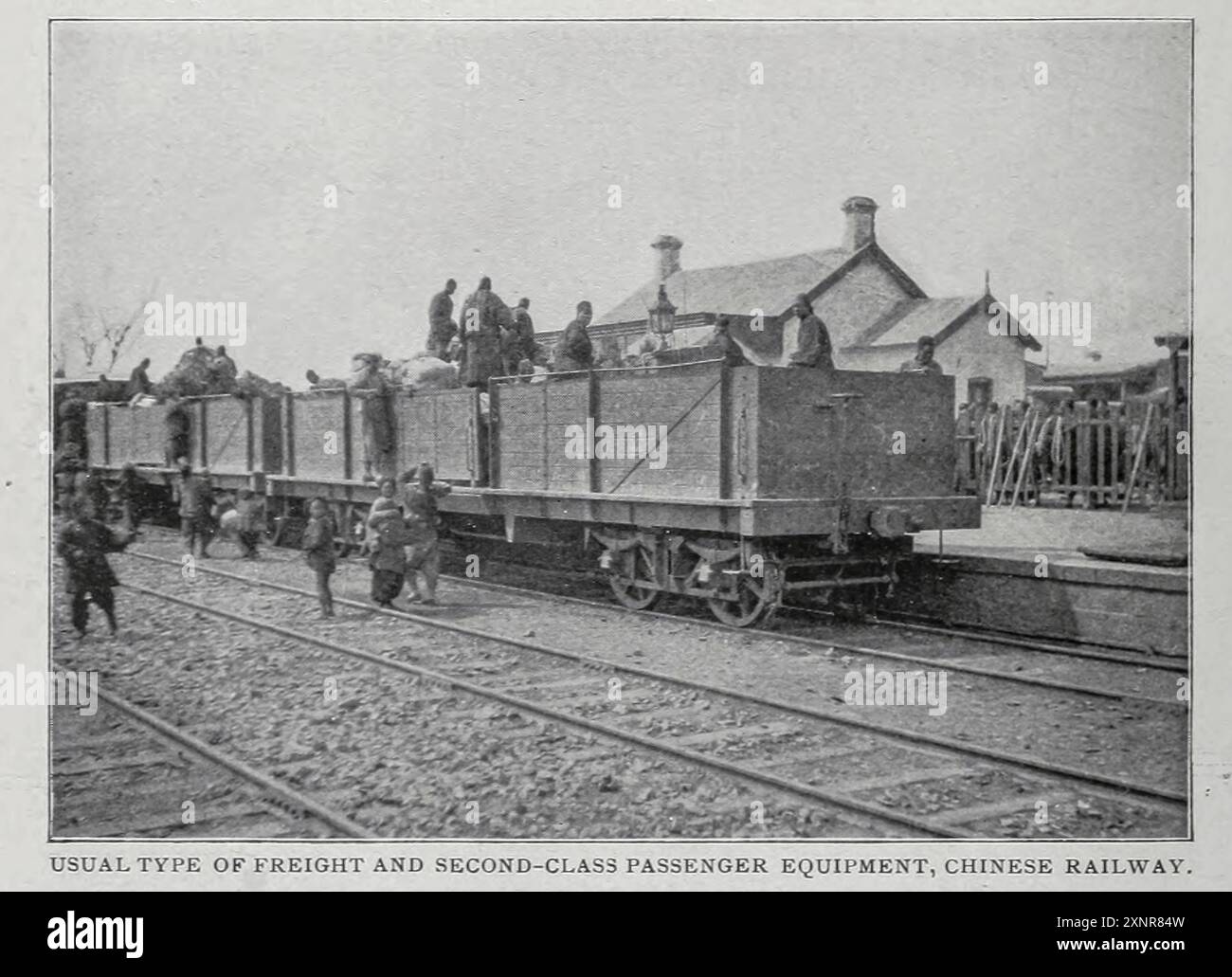 Freight and second class passenger equipment, Chinese Rail from the ...