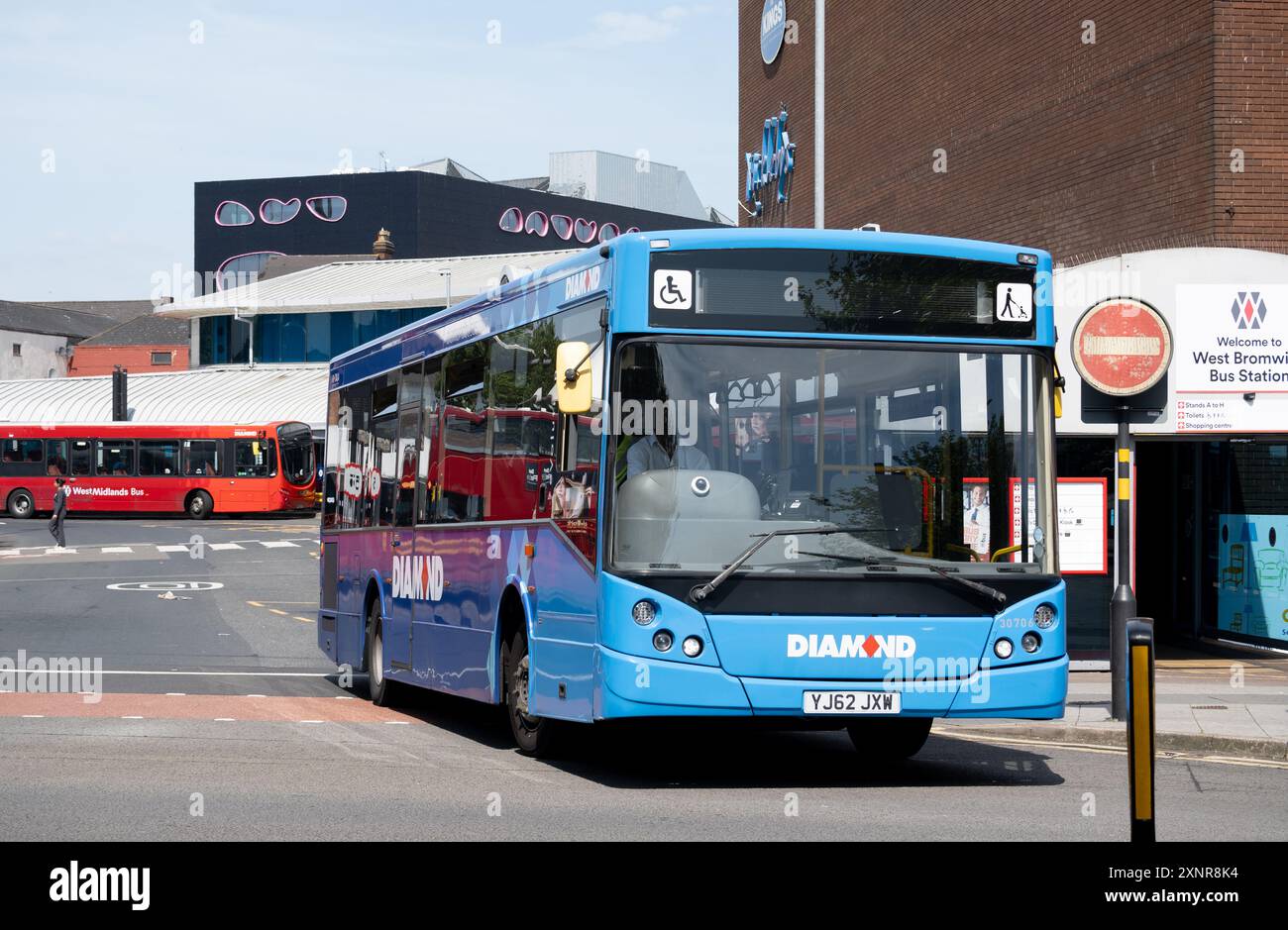 Diamond bus at West Bromwich Bus Station, Sandwell, West Midlands ...