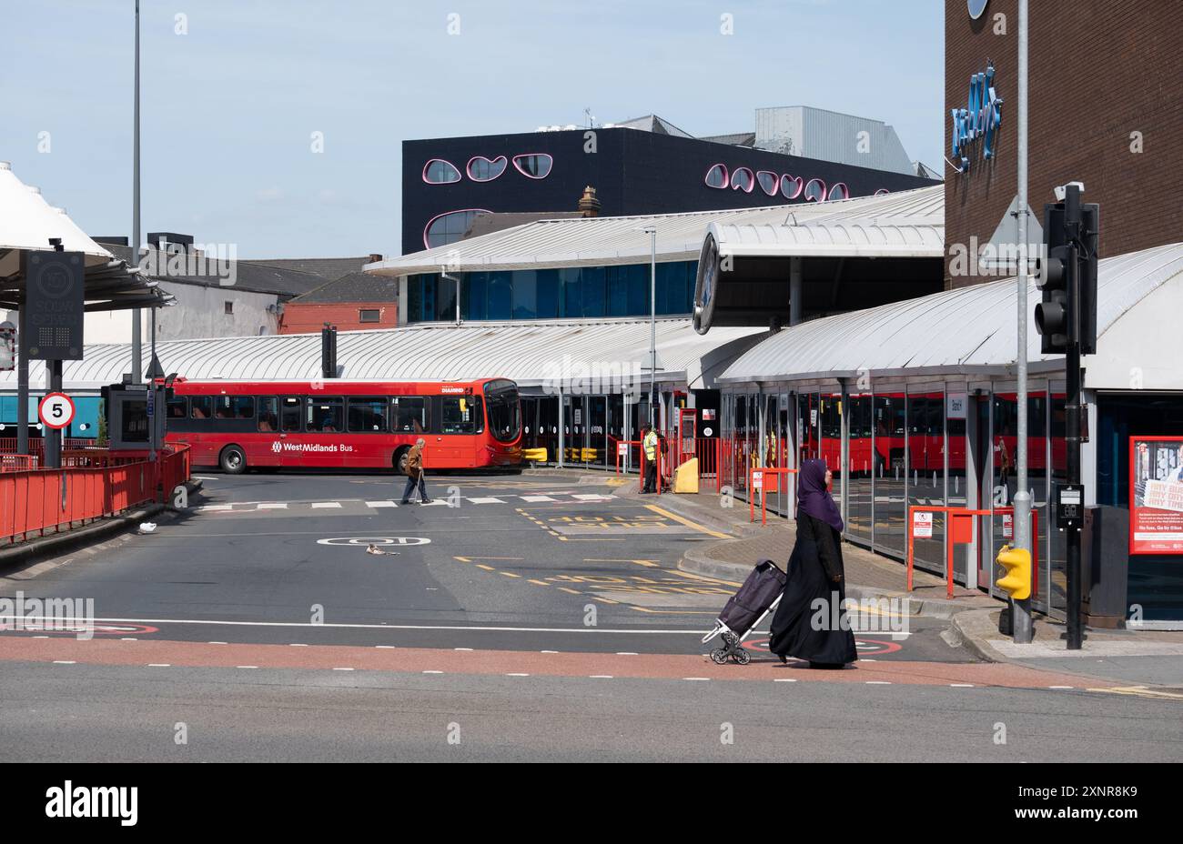 West Bromwich Bus Station, Sandwell, West Midlands, England, UK Stock ...