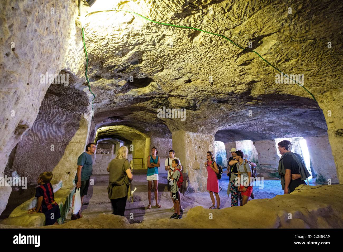 Underground gallery, castle of San Felipe, 16th century, mouth of the ...