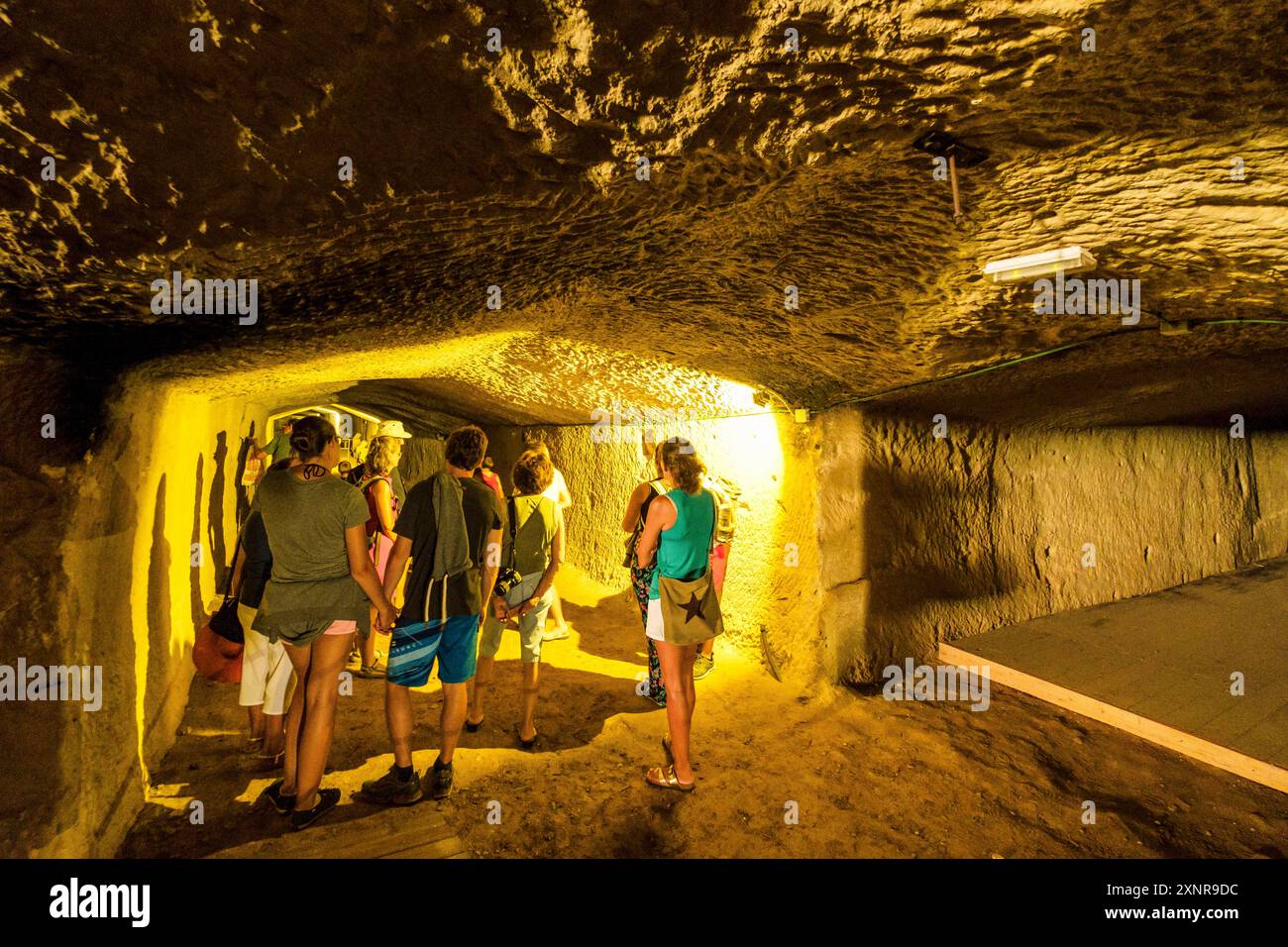 Underground gallery, castle of San Felipe, 16th century, mouth of the ...