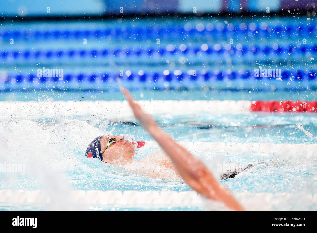 Nanterre, France. 02nd Aug, 2024. Leon Marchand of Team France competes ...
