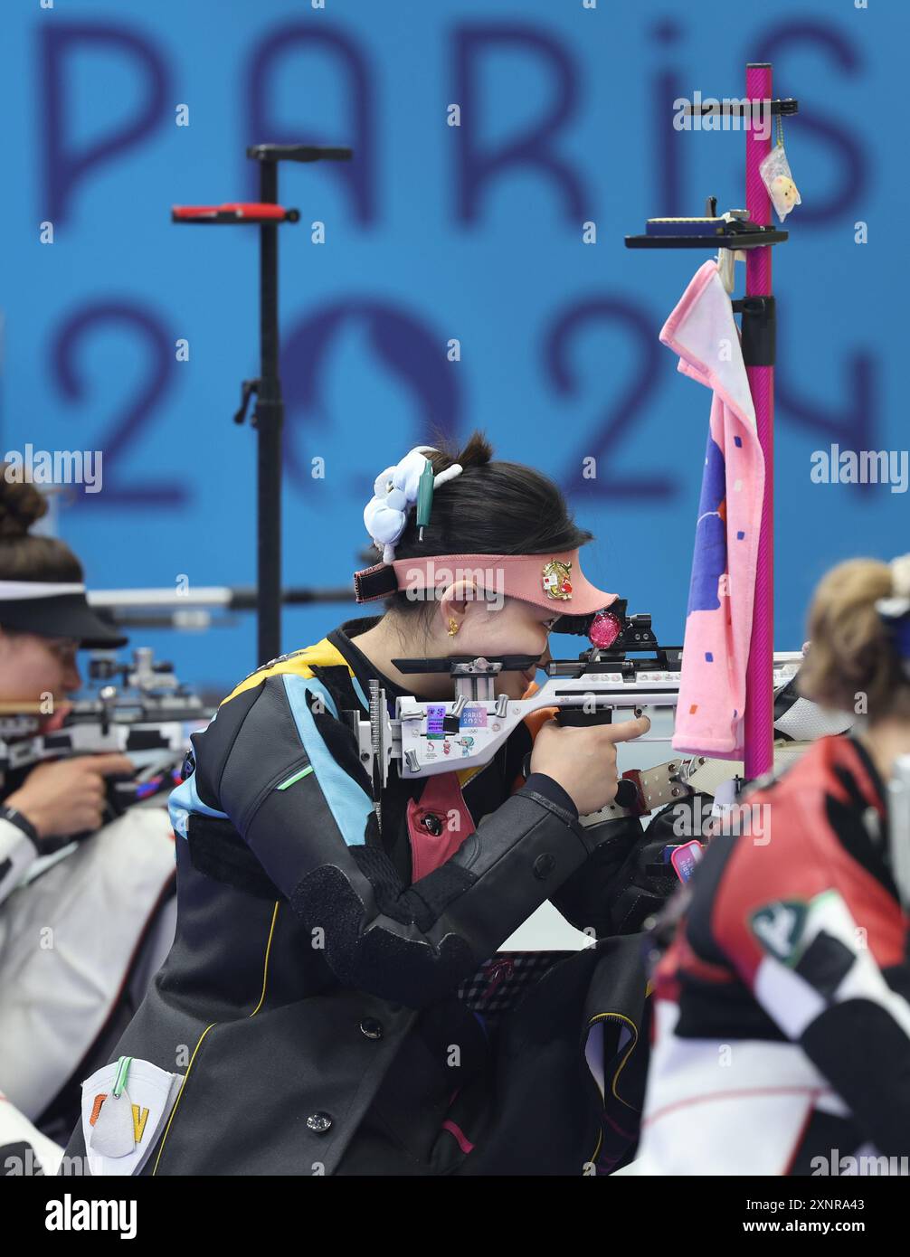 Chateauroux, France. 2nd Aug, 2024. Zhang Qiongyue of China competes ...