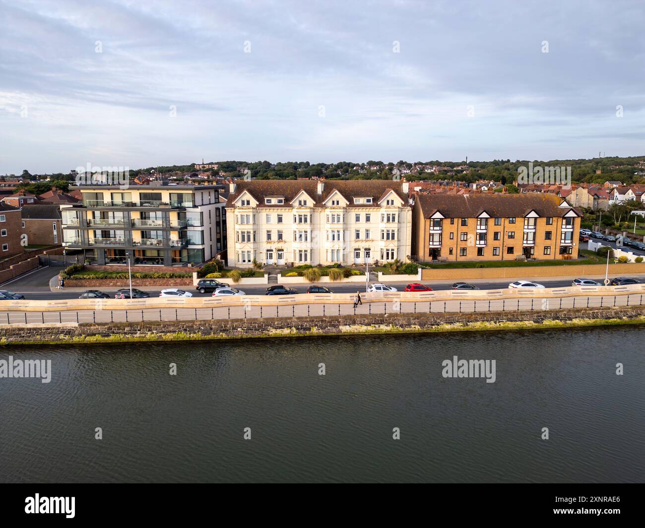 Aerial view modern waterfront residential hi-res stock photography and ...