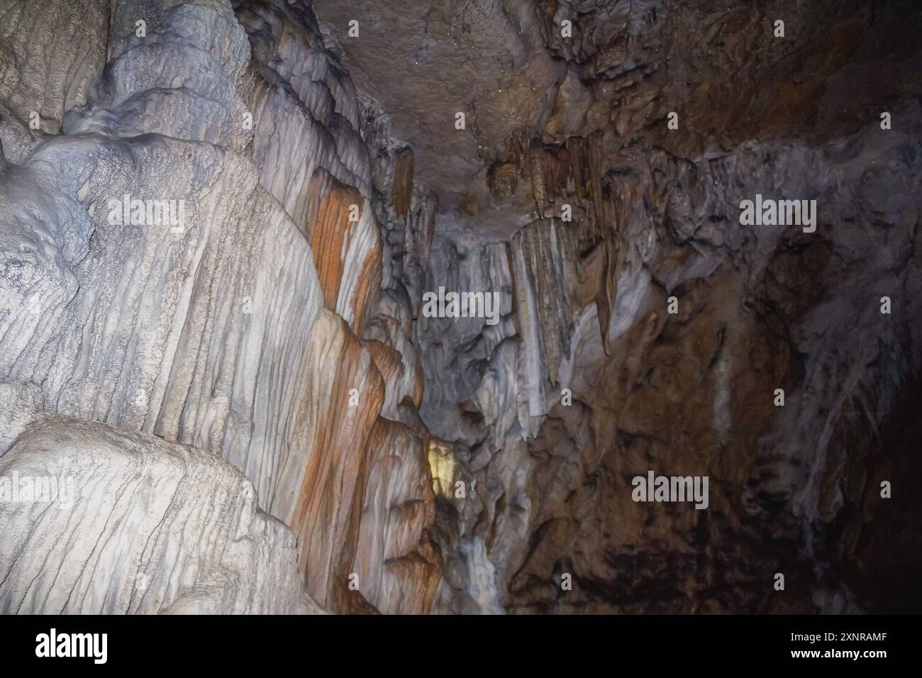 vaults of the Big Azish Cave on the Lago-Naki Plateau in Adygea Stock ...
