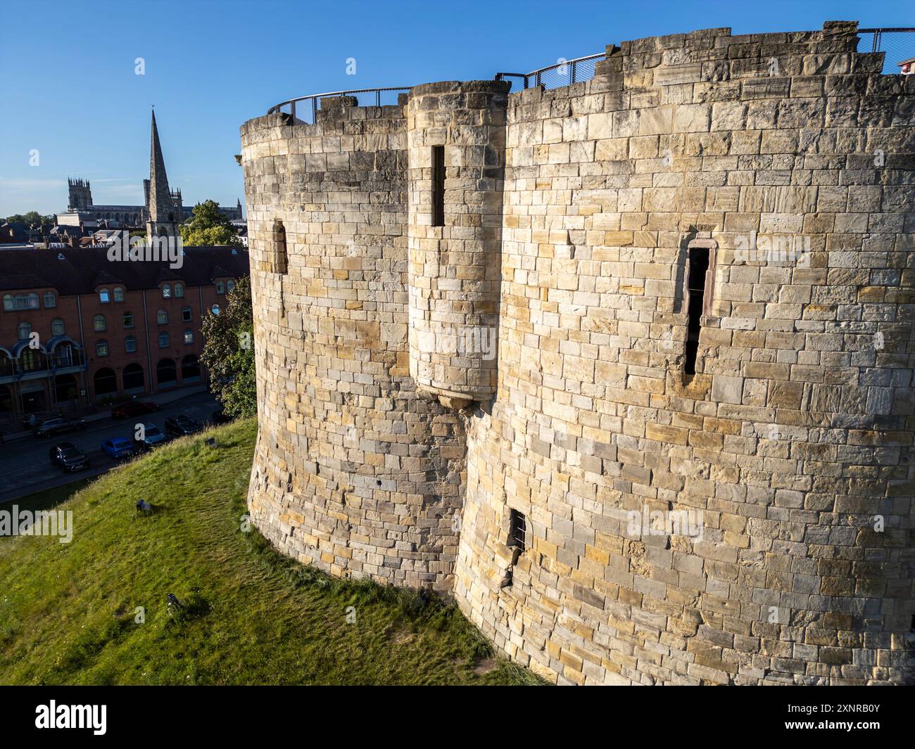 Clifford's tower aerial hi-res stock photography and images - Alamy