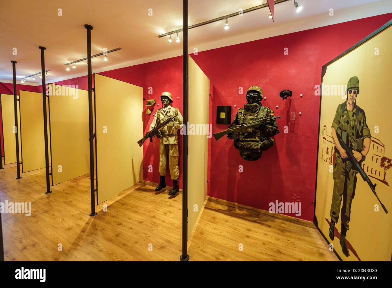 Room 20th century, Menorca Military Museum, old barracks of Cala Corb ...