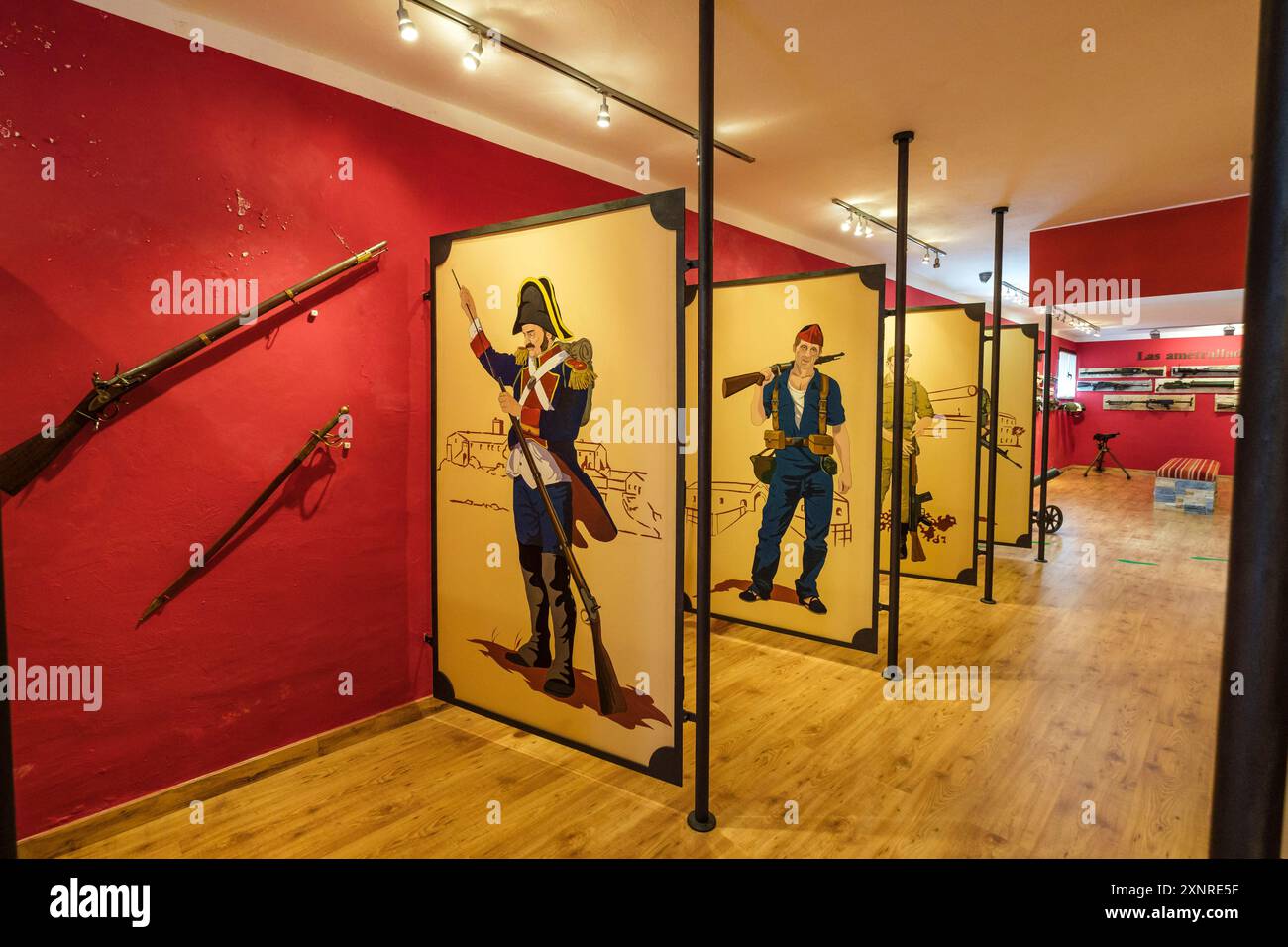 Room 20th century, Menorca Military Museum, old barracks of Cala Corb ...