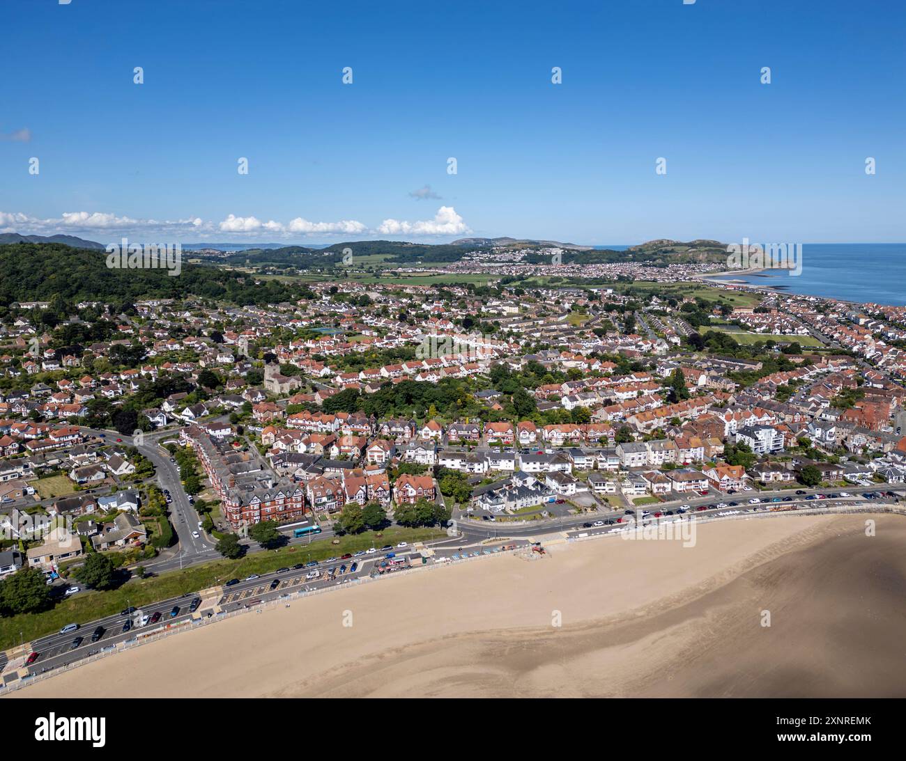 Rhos on sea aerial hi-res stock photography and images - Alamy