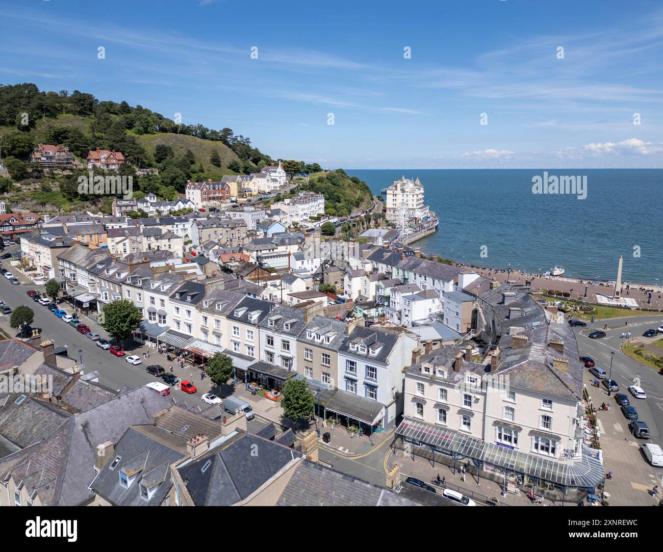 Llandudno town centre, North Wales, Great Britain Stock Photo - Alamy