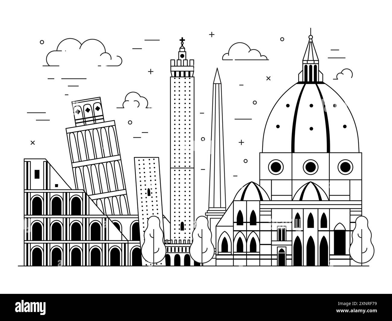 Cityscape florence Cut Out Stock Images & Pictures - Alamy