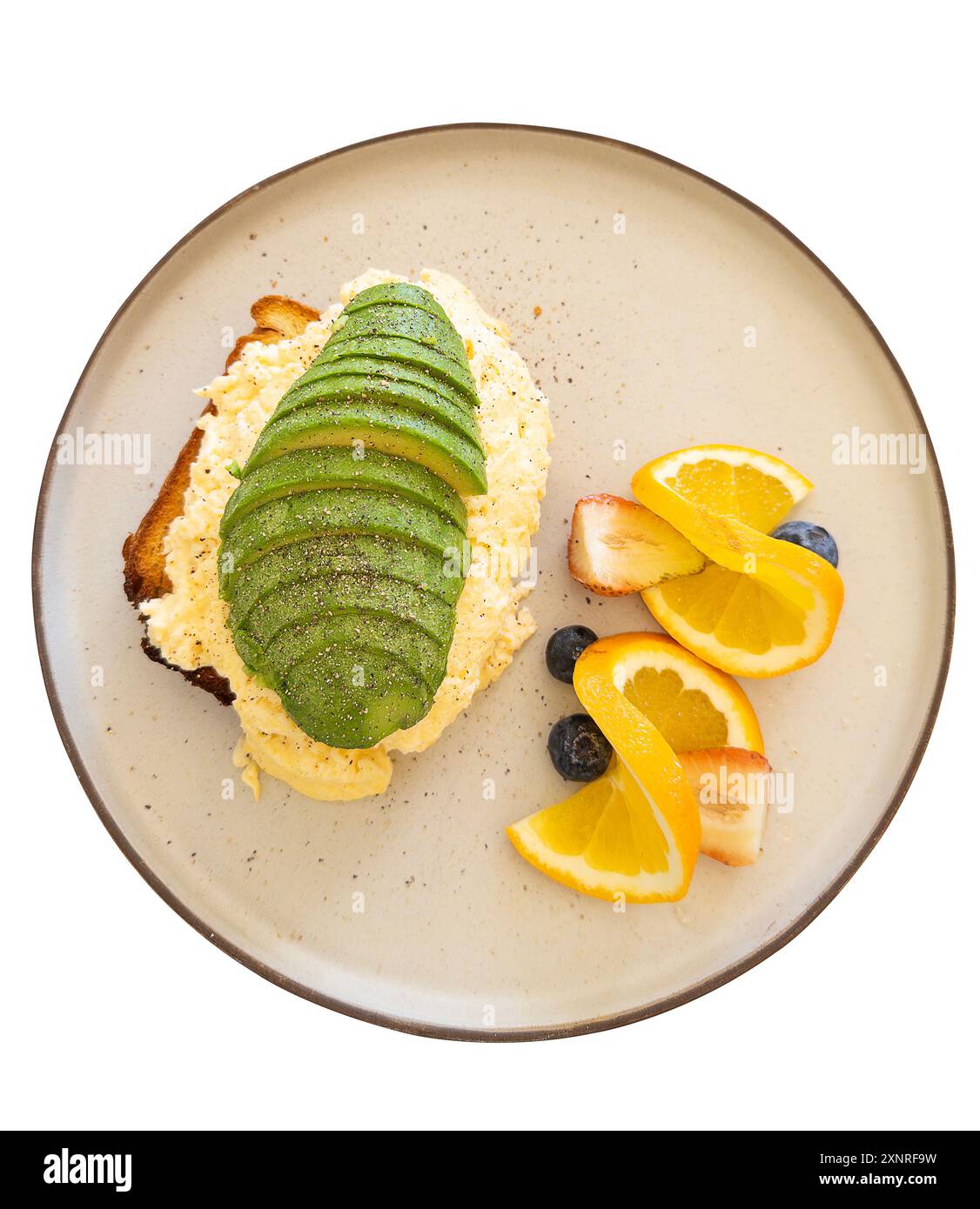 Colorful avocado toast topped hi-res stock photography and images - Alamy