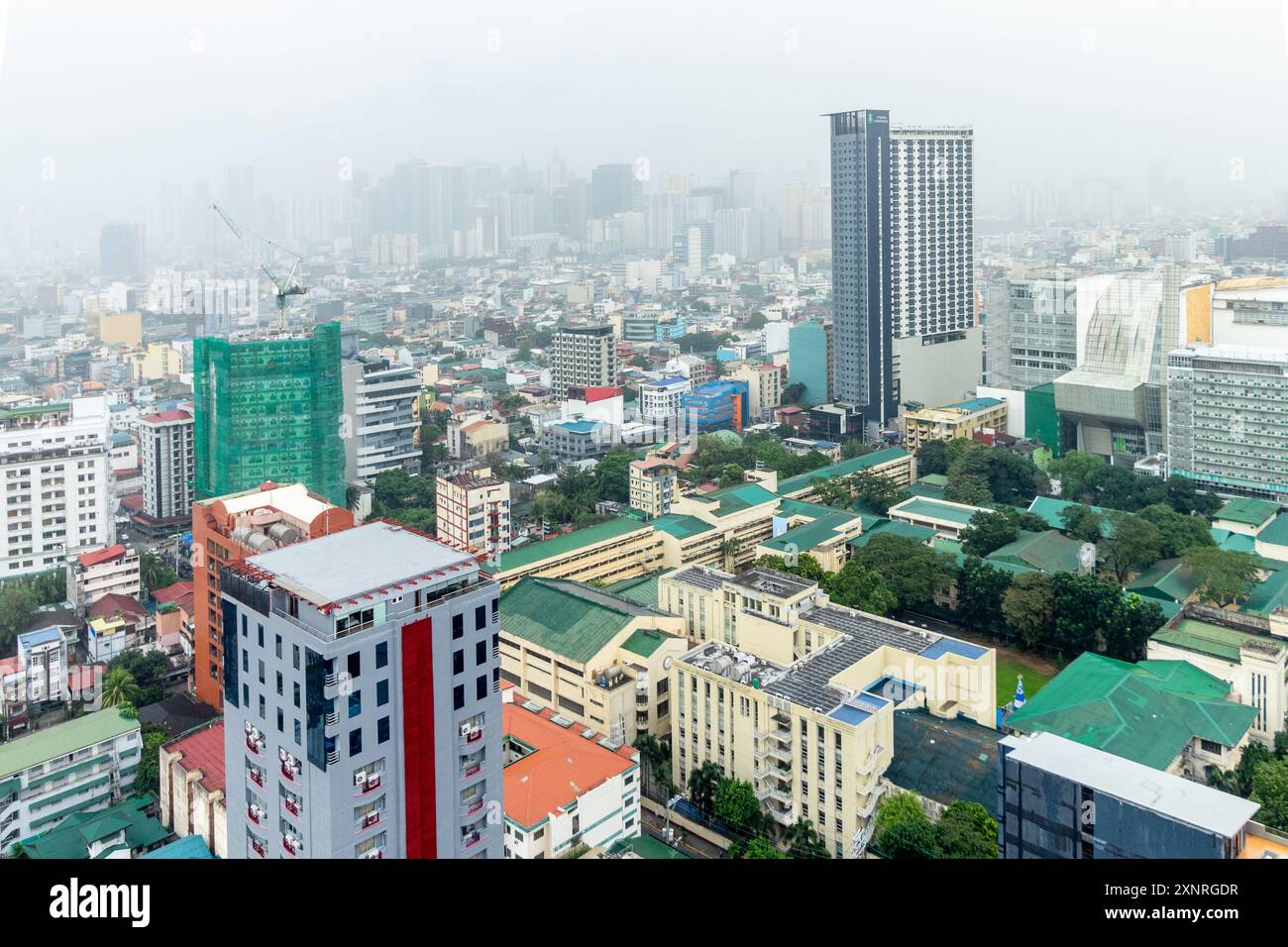 Sprawling city landscape of Metro Manila, Philippines Stock Photo - Alamy