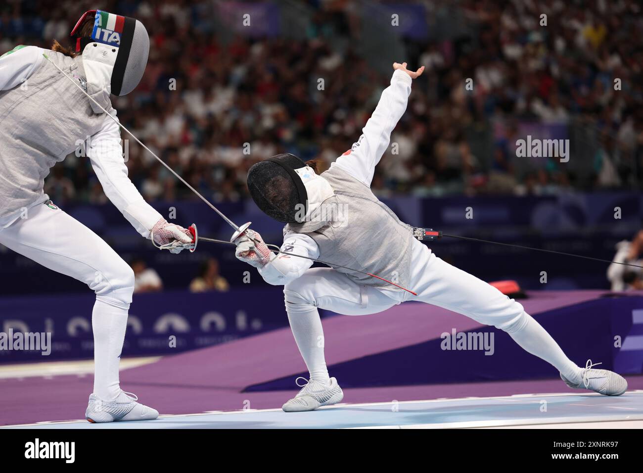 Paris, France. 01st Aug, 2024. Sera Azuma (JPN) Fencing : Women's Foil ...