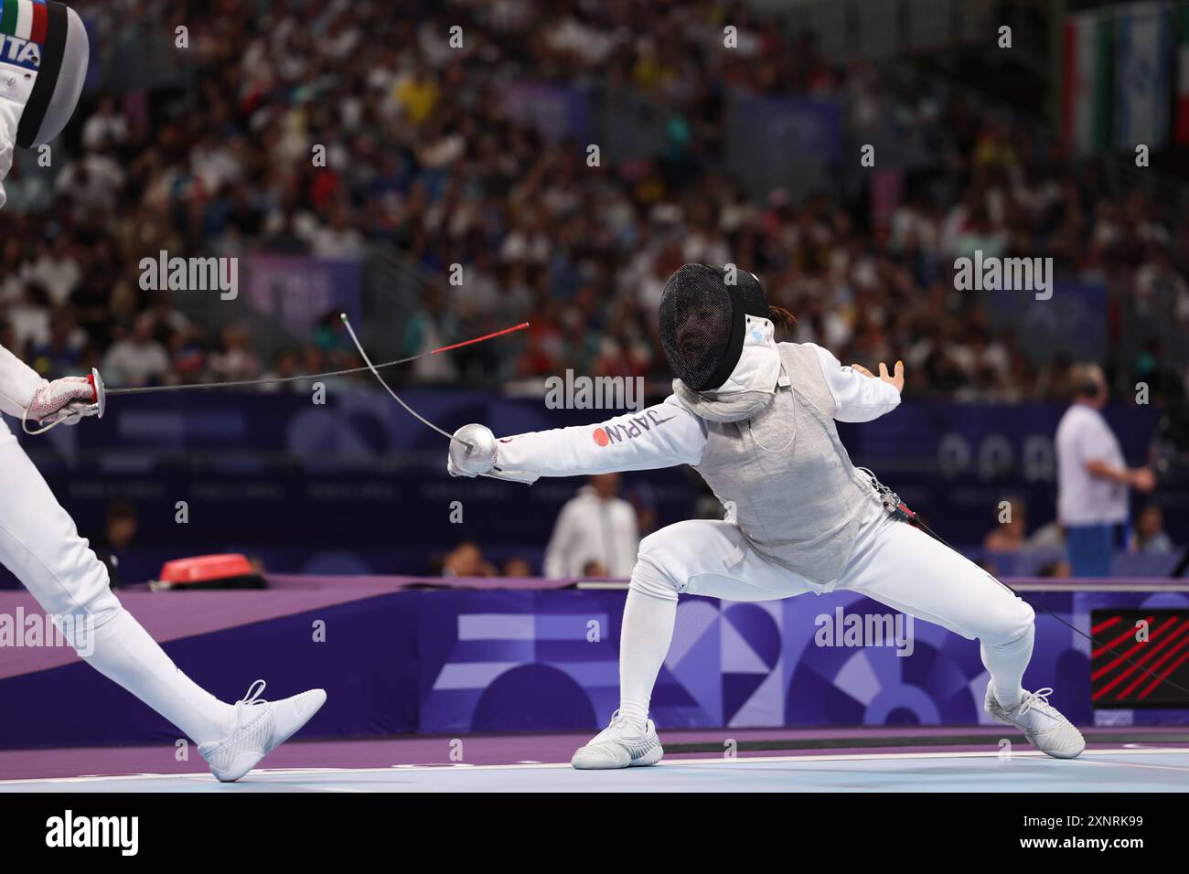 Paris, France. 01st Aug, 2024. Sera Azuma (JPN) Fencing : Women's Foil ...