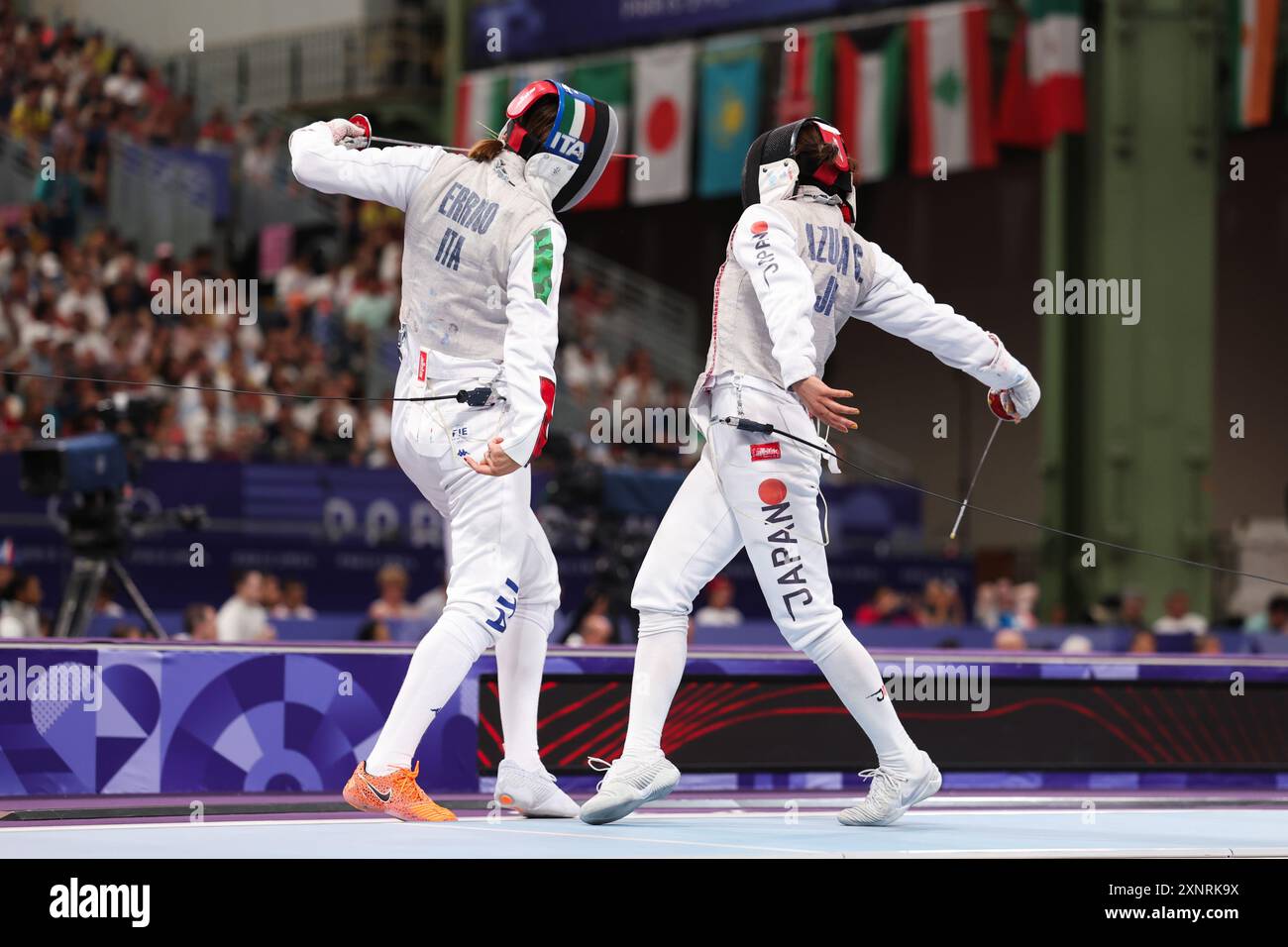 Paris, France. 01st Aug, 2024. Sera Azuma (JPN) Fencing : Women's Foil ...