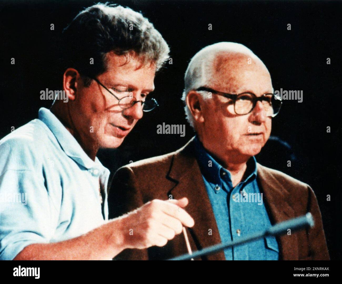 Host / Conductor JOHN MAUCERI and Composer DAVID RAKSIN in the ...