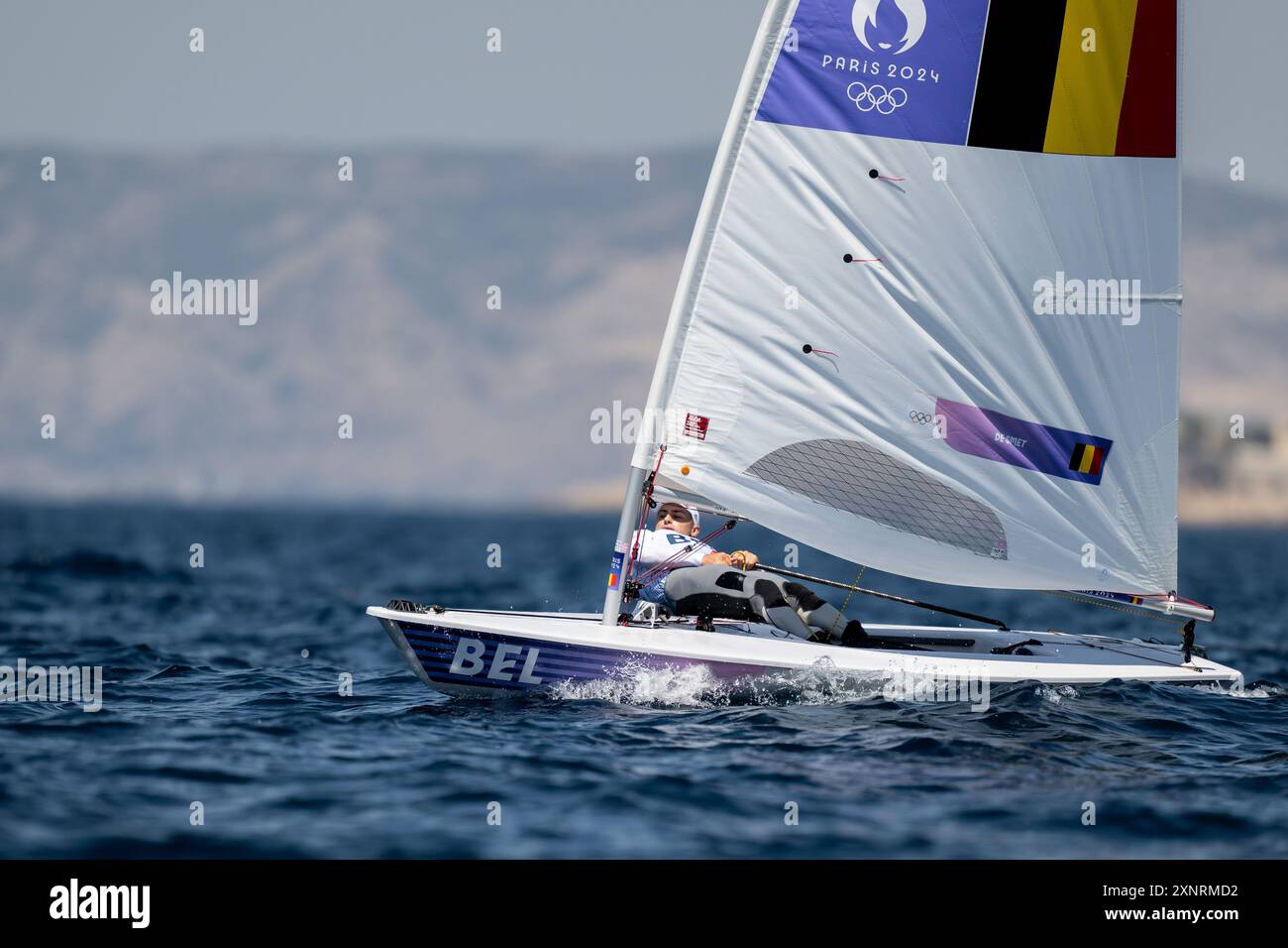 William de Smet of, Belgium. , . in men's dinghy - laser sailing during ...