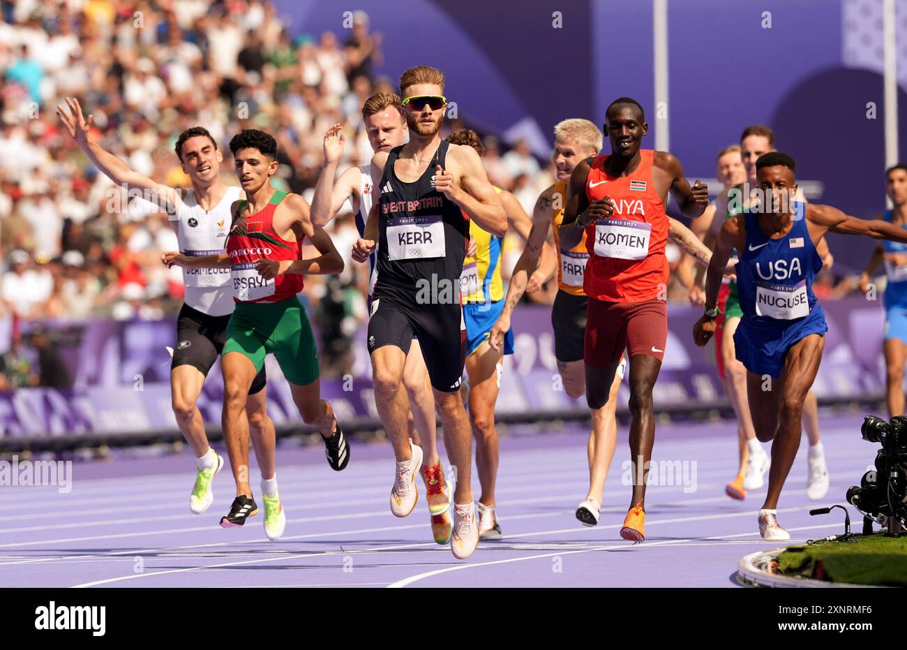 Great Britain's Josh Kerr during the Men's 1500m Round 1 at the Stade ...